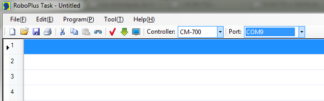 Control Dynamixel smart actuators with RoboPlus (1/2)
